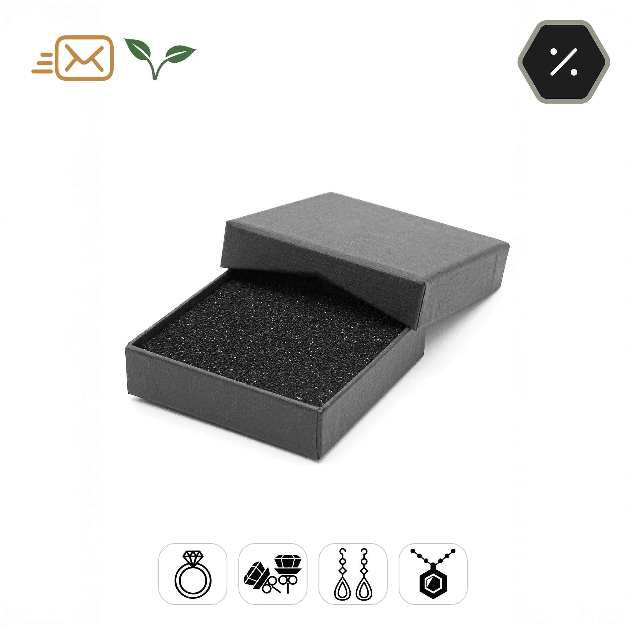 Premium Postal | Eco-Friendly Universal Box, Small 60x60mm – Karina Krafts