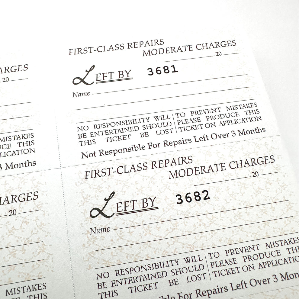 Triplicate Repair Book | 500 Self-Triplicating Tickets – Karina Krafts